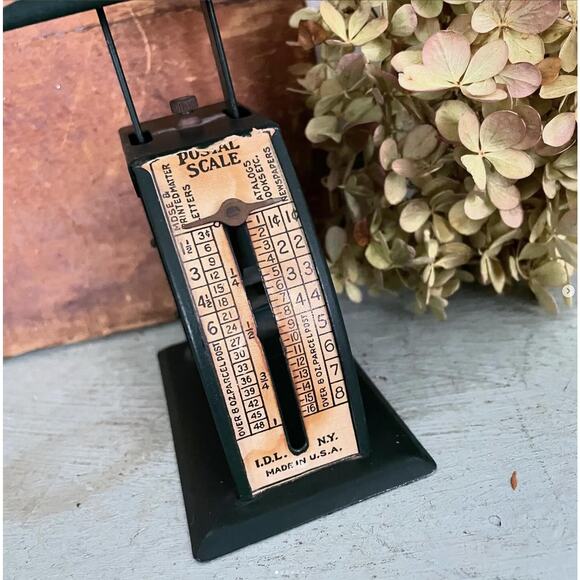 IDL | Other | Vintage Postal Scale Green Farmhouse Idl Ny New York Usa ...